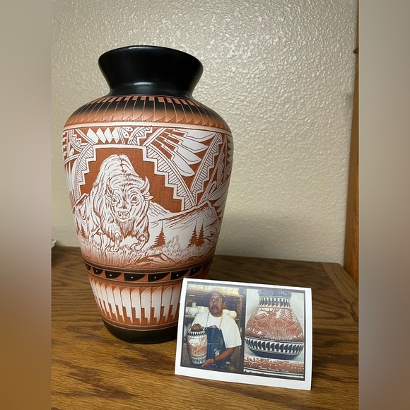James Benally | Accents | James Benally Etched Navajo Native American ...